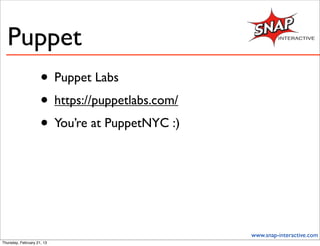 Puppet & Jenkins | PPT