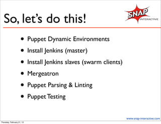 Puppet & Jenkins | PPT