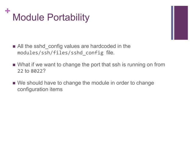 A Brief Introduction to Writing and Understanding Puppet Modules | PPT