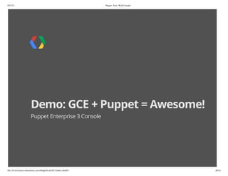 Puppet, now with google! | PDF