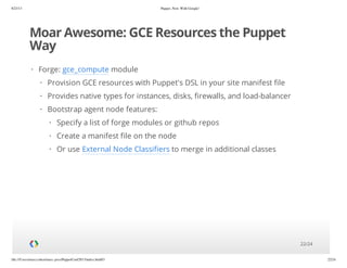 Puppet, now with google! | PDF