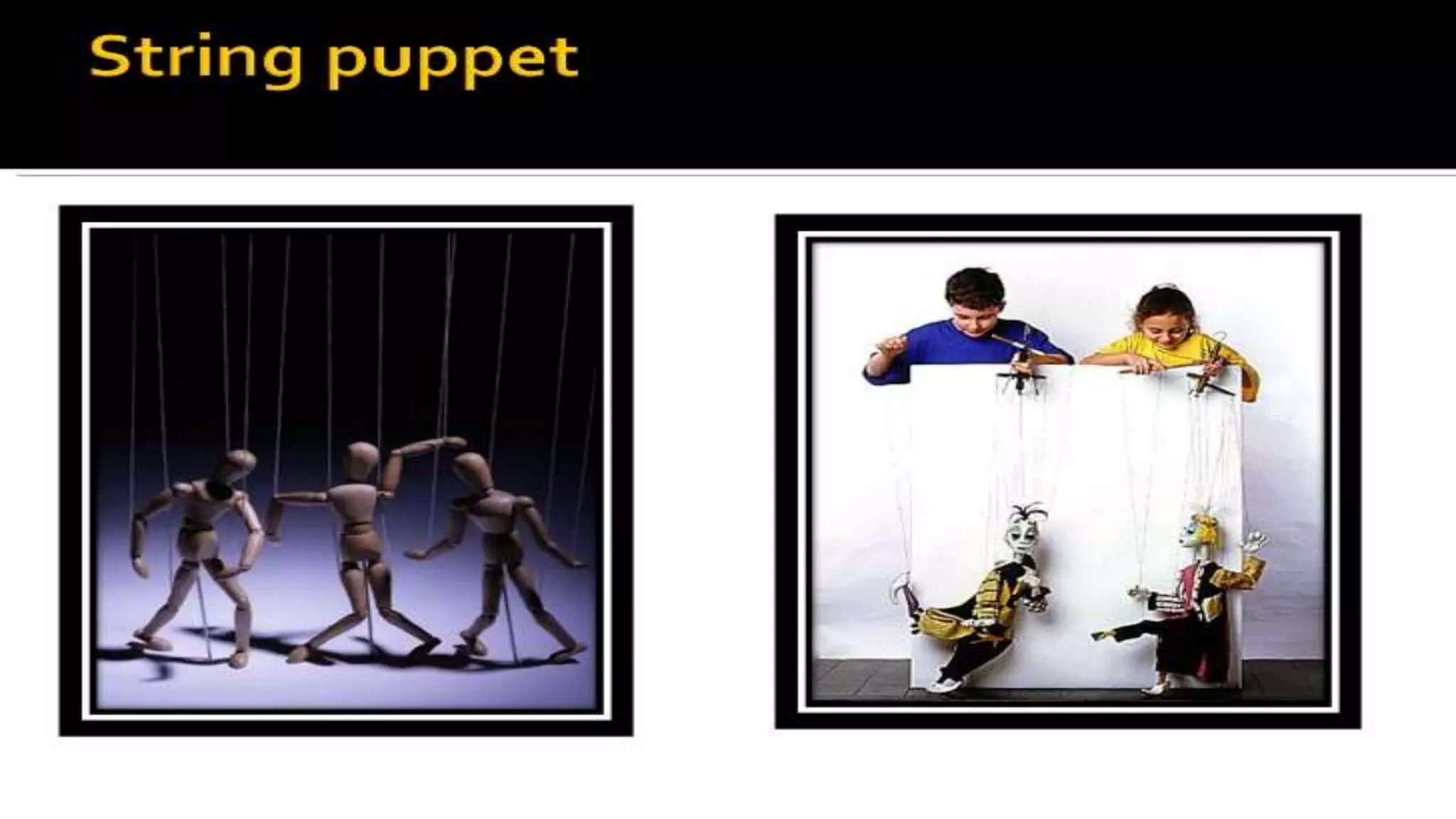 Puppets | PPTX | Musicals | Genres