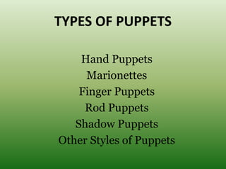 Puppets again | PPT