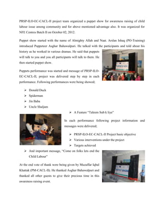 Puppet show | DOCX | Family/Children | Genres