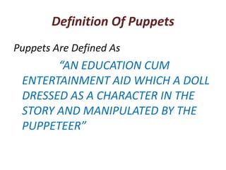 Puppet show | PPT