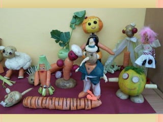 Puppets made of vegetables | PPTX