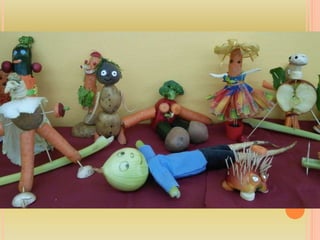 Puppets made of vegetables | PPTX
