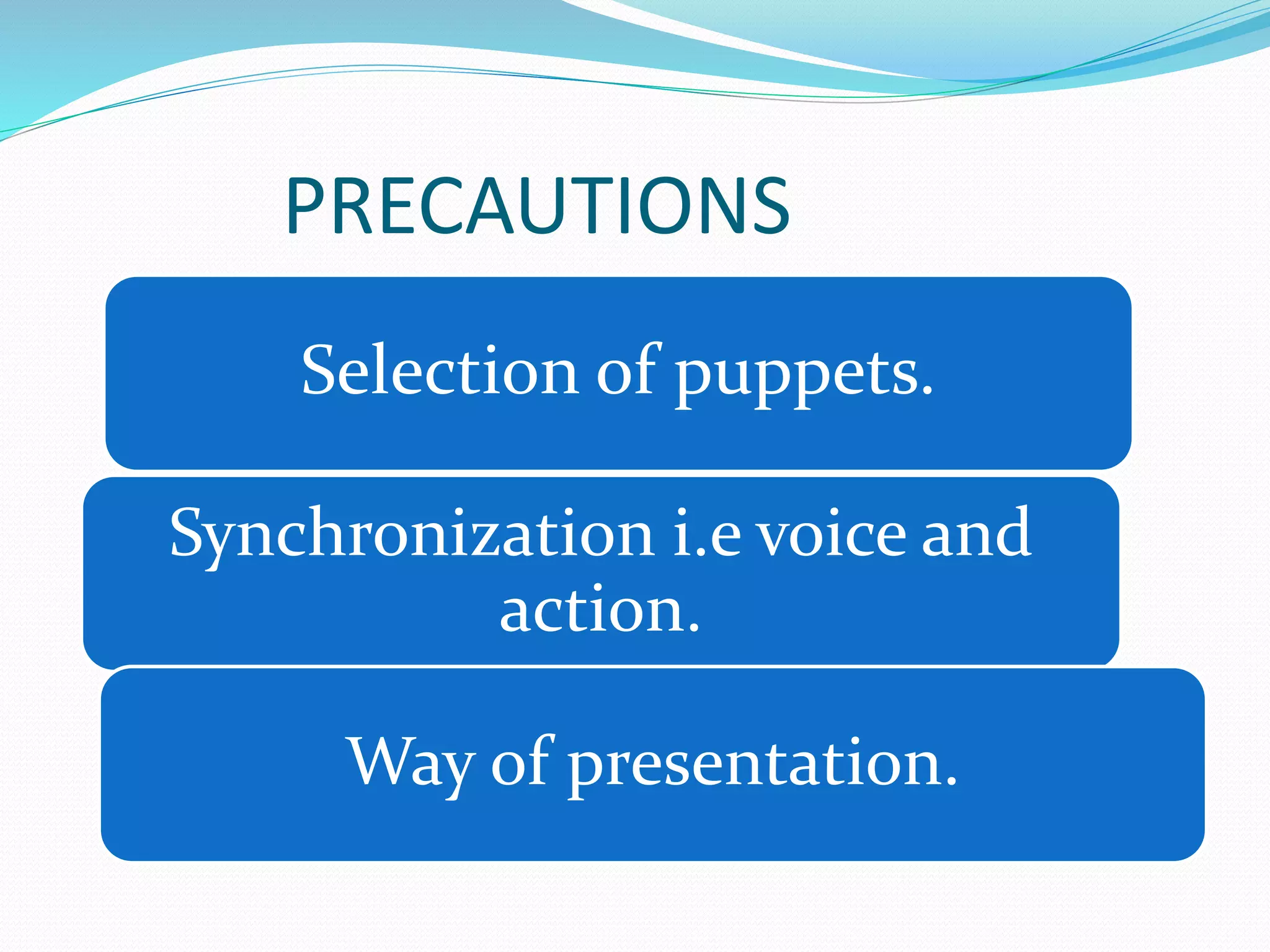 Puppets ppt | PPTX