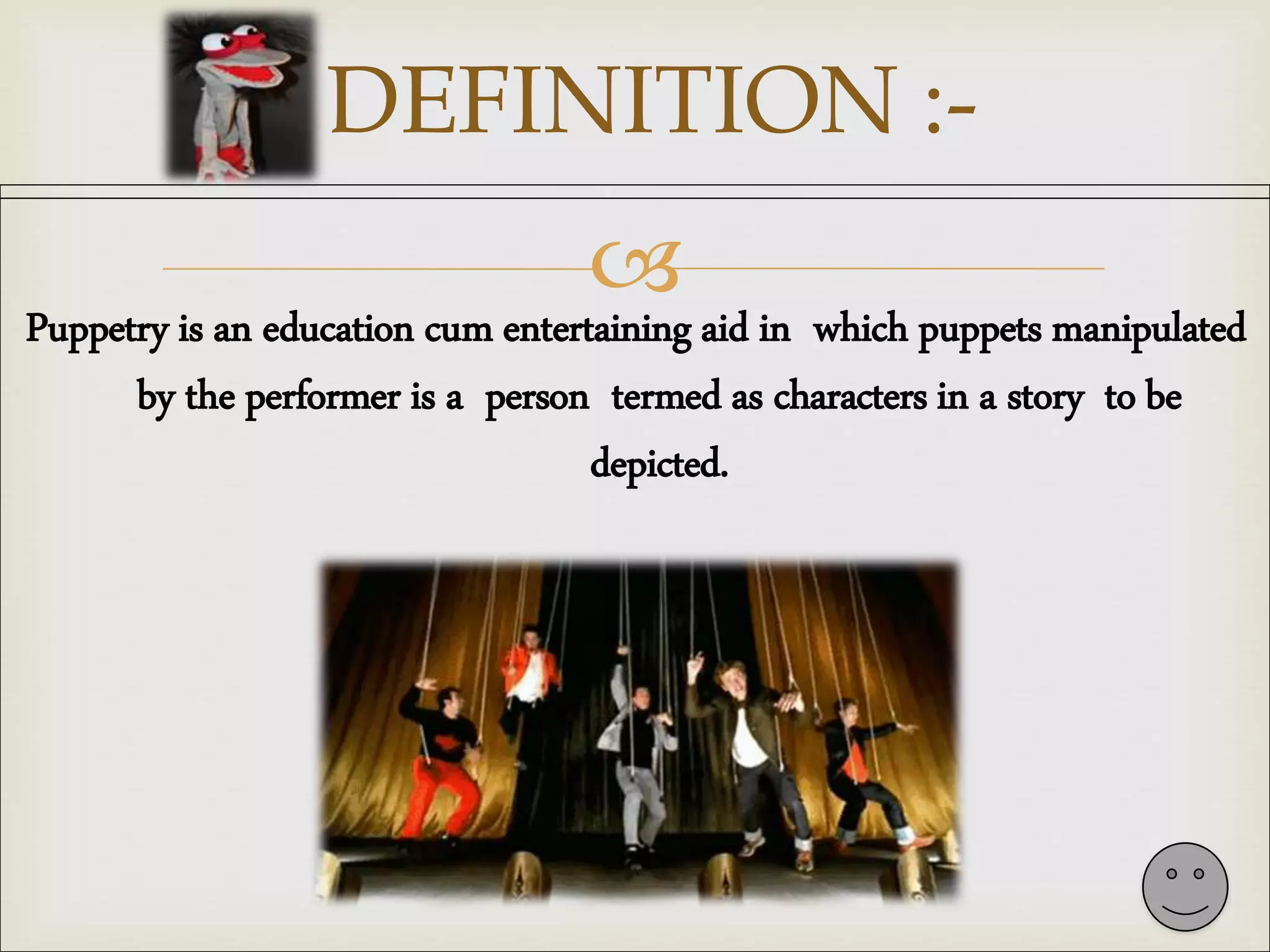 Puppets, the art of ancient India. | PPTX