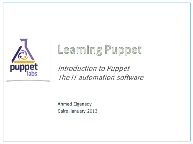 Puppet - The IT automation software | PDF