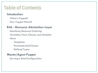 Puppet - The IT automation software | PDF