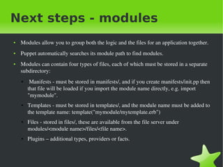 Systems Automation with Puppet | PDF