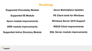 Puppet User Group: Windows Edition | PPTX
