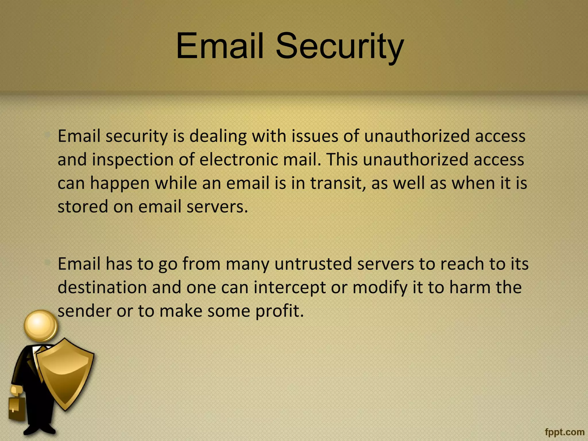Email Security : PGP & SMIME | PPT