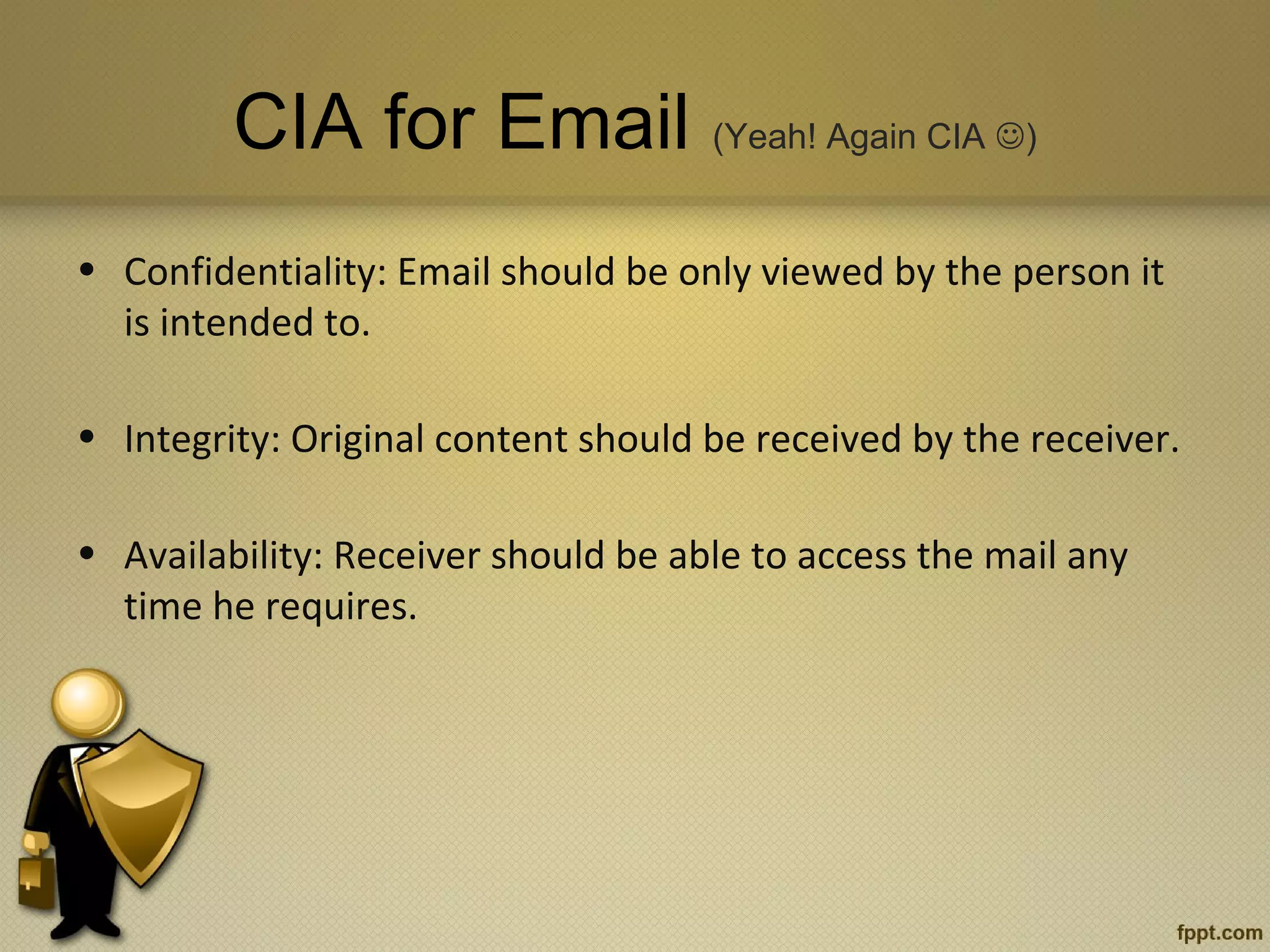 Email Security : PGP & SMIME | PPT