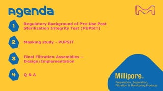 Does PUPSIT Reduce Risk for Sterile Filtration? | PPT