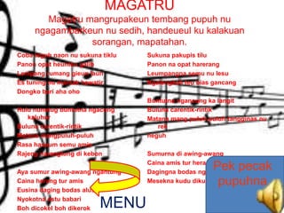Materi 17 Pupuh | PPTX