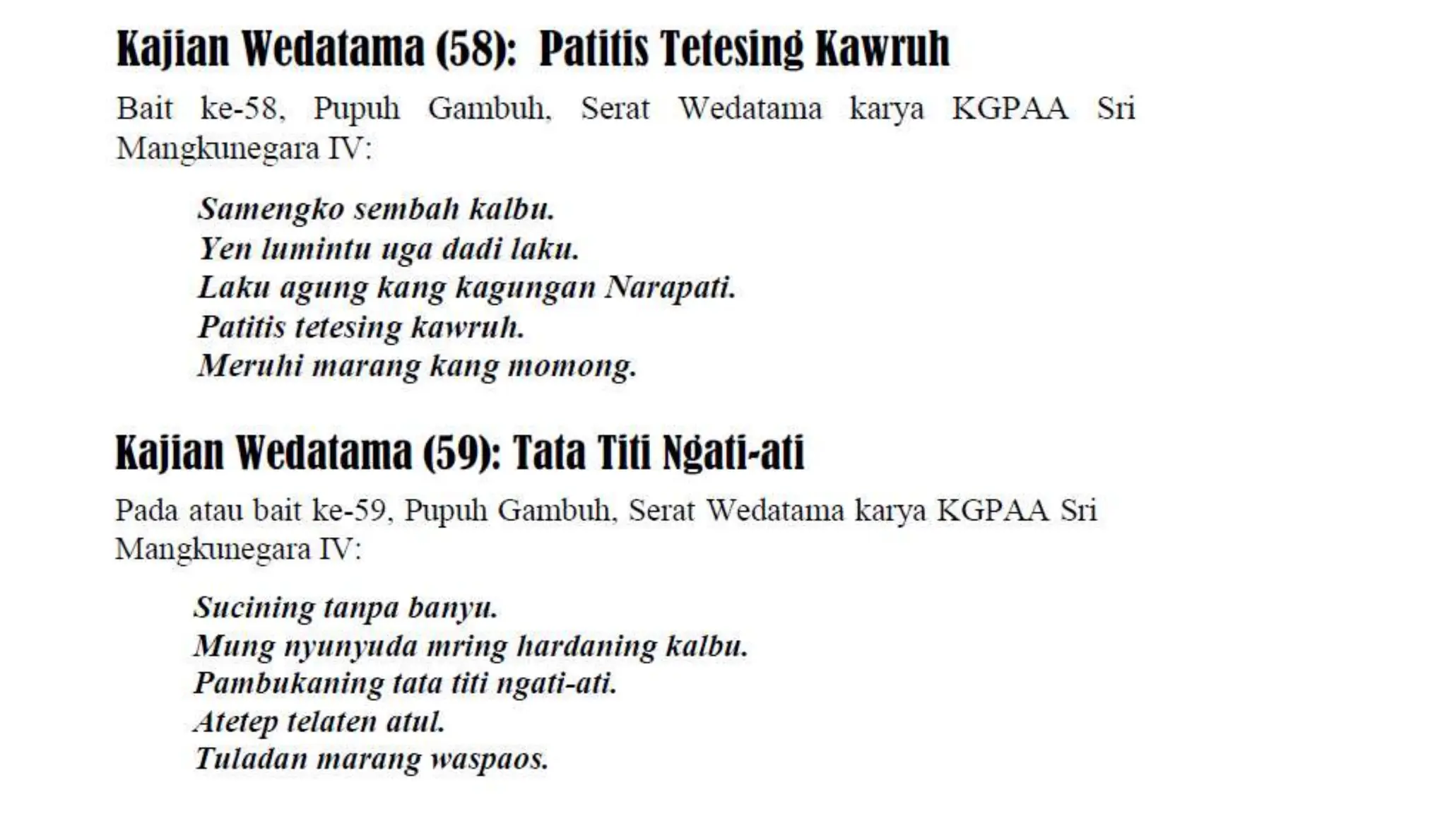 pupuh gambuh.pptx mteri bahasa jawa kelas xi | PPTX