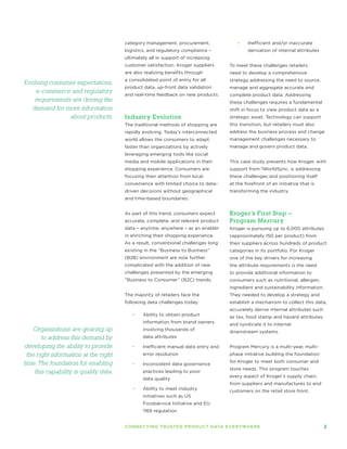 The kroger company transforming the product data management landscape | PDF