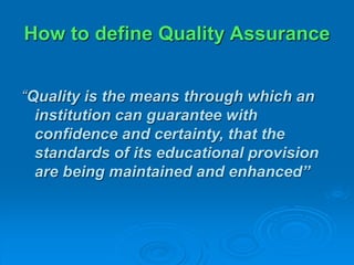 PU Quality_Assurance_Department.ppt