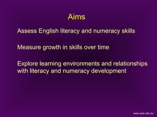Literacy and numeracy development for Indigenous students | PPT