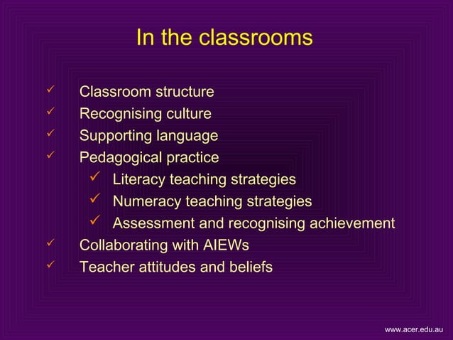 Literacy and numeracy development for Indigenous students | PPT