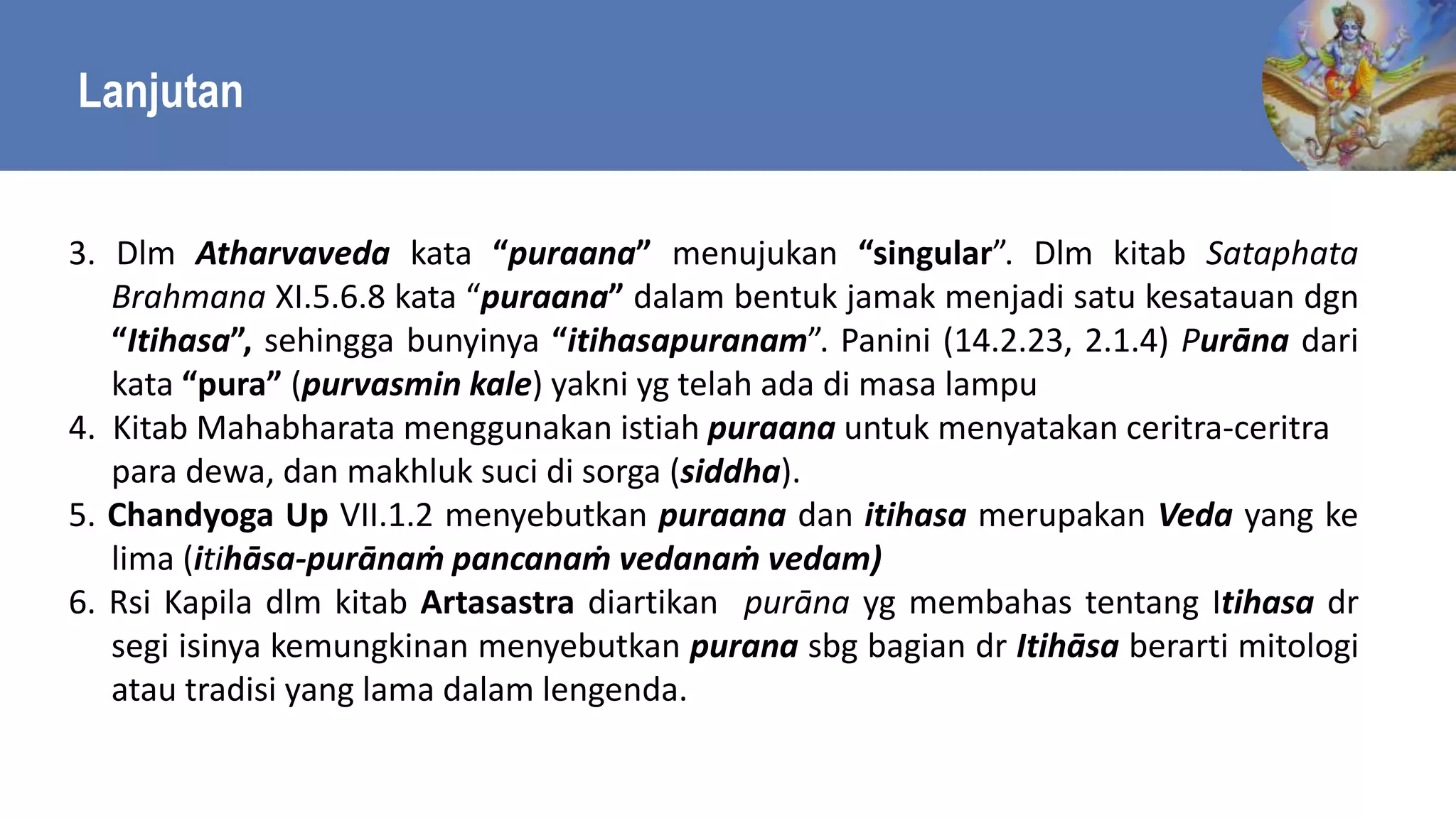 Modul 2 Hindu KB 2 "Purana" | PPTX