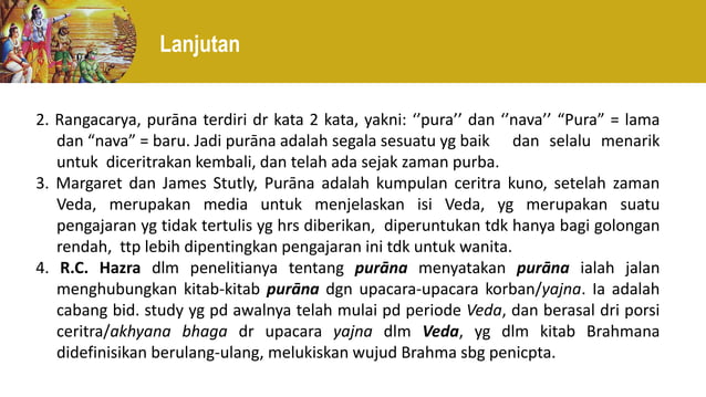 Modul 2 Hindu KB 2 "Purana" | PPTX
