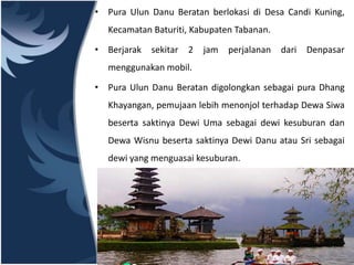 Pura ulundanu beratan | PPTX