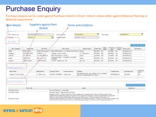 eresource nfra ERP - Purchase module | PPT