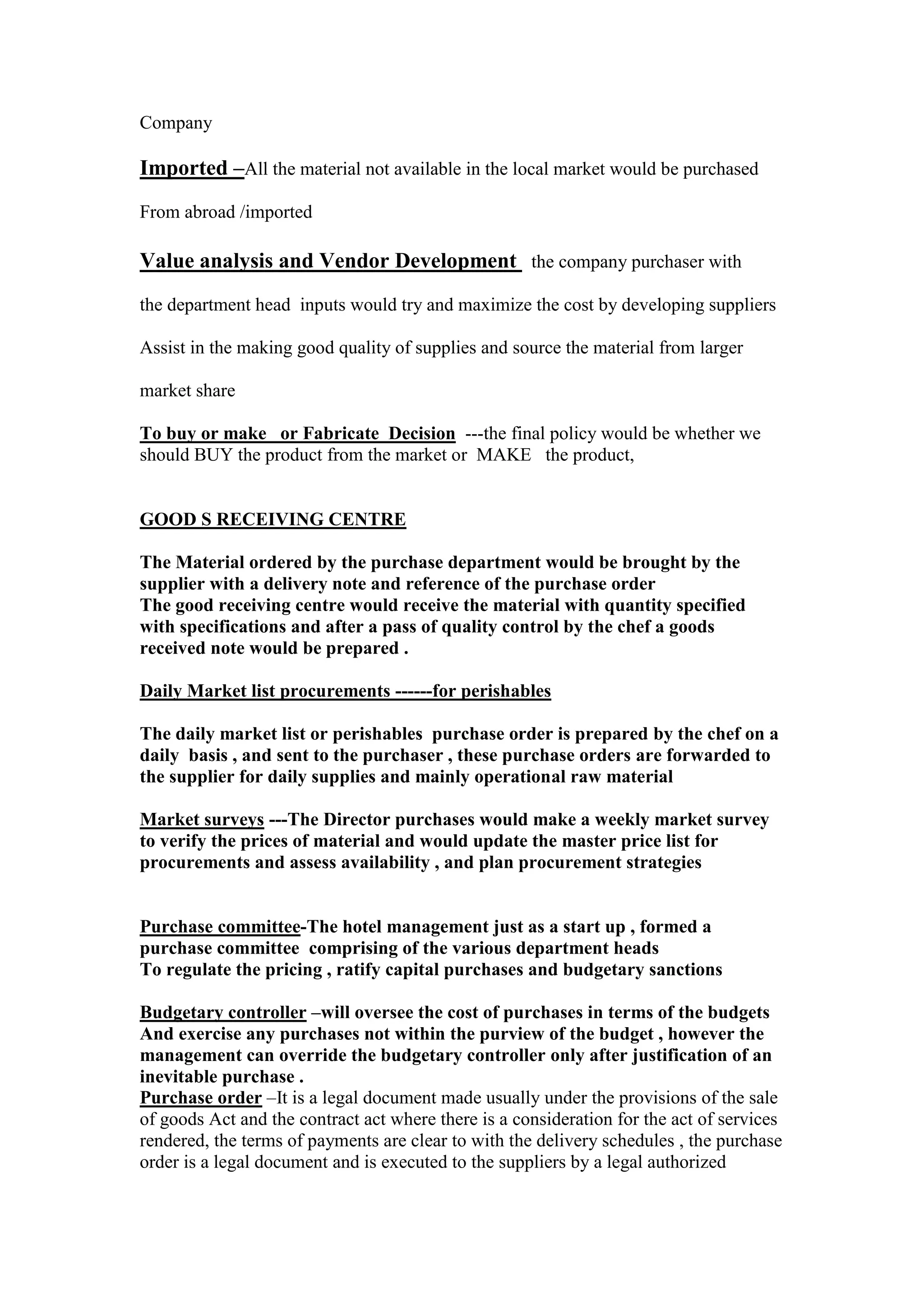 Purchase and proceduresnew_policy | PDF