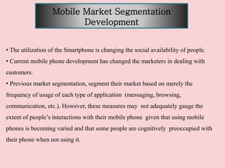 A study on Mobile phone purchase behavior in women segment | PPTX