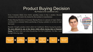 Purchase decision of a product | PPT