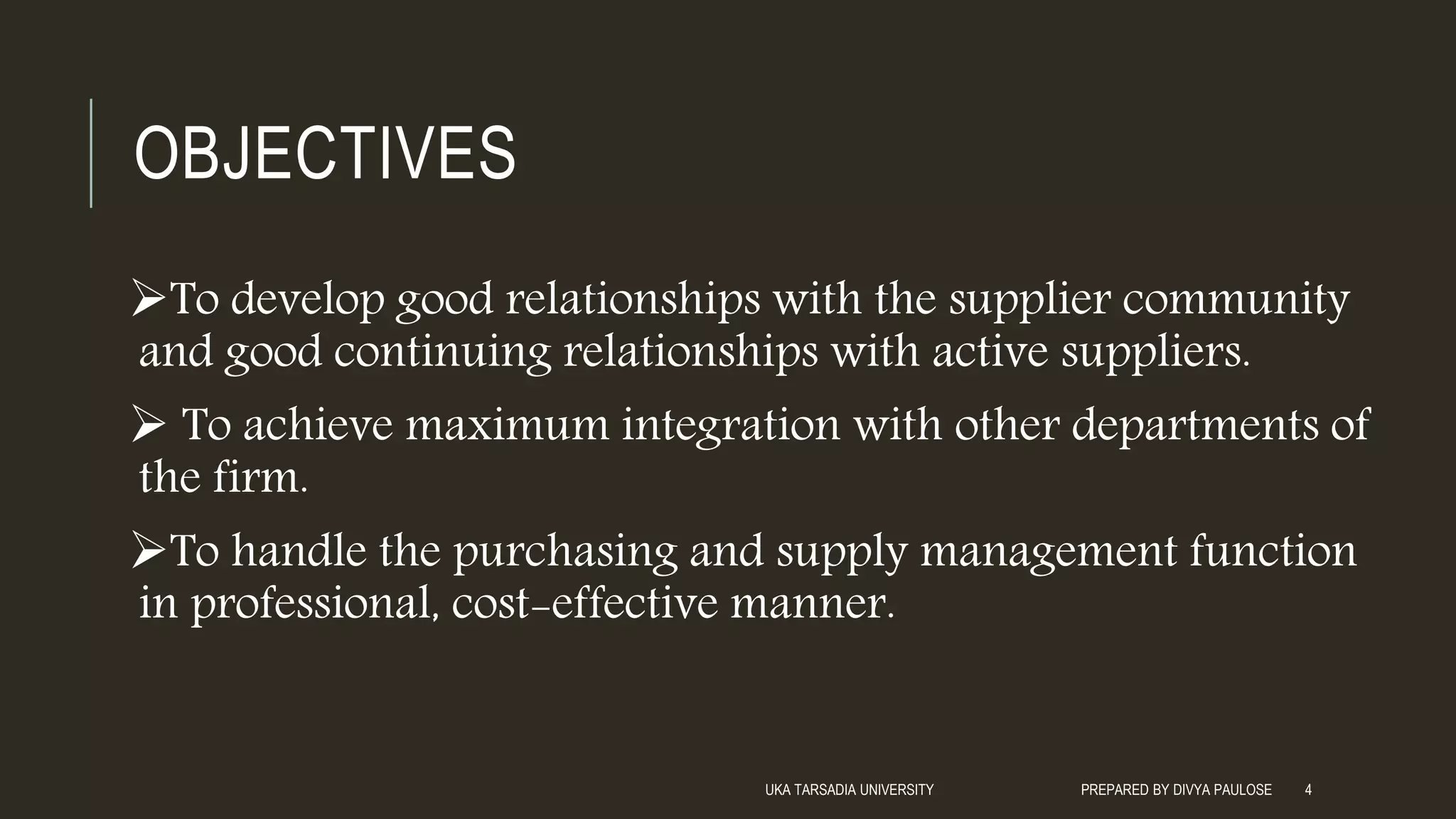 Purchase management | PPTX