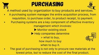 purchase management.pdf presentation on topicMaterial handling: Meaning ...