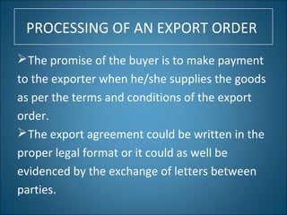 Purchase Order : Exporter , Importer, Buying Agent | PPT