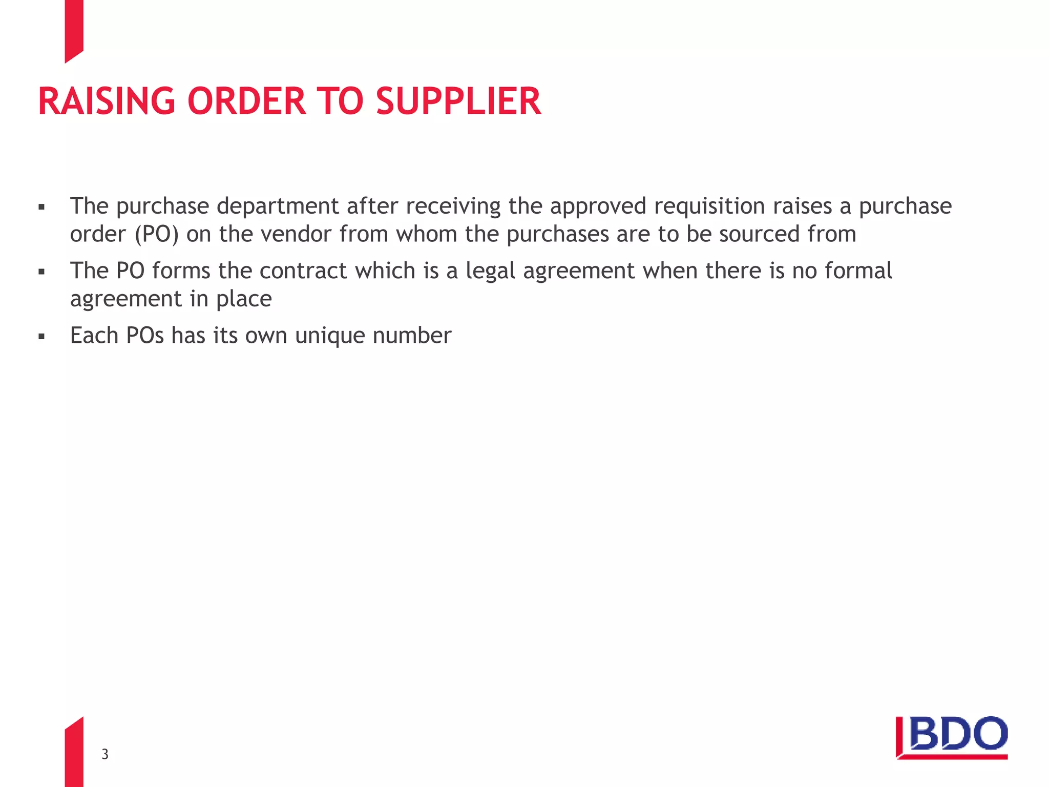 Purchase order | PPTX