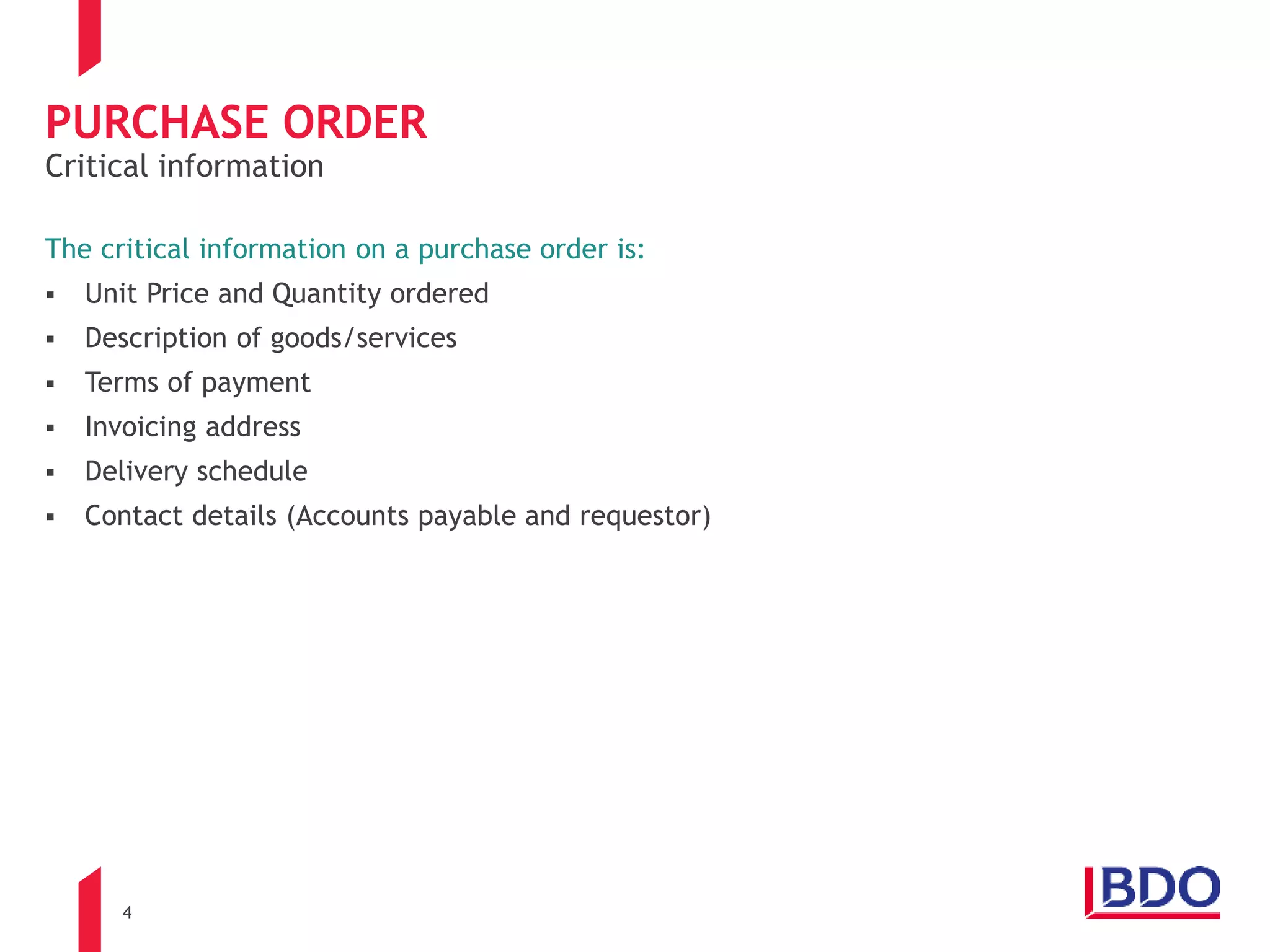 Purchase order | PPTX