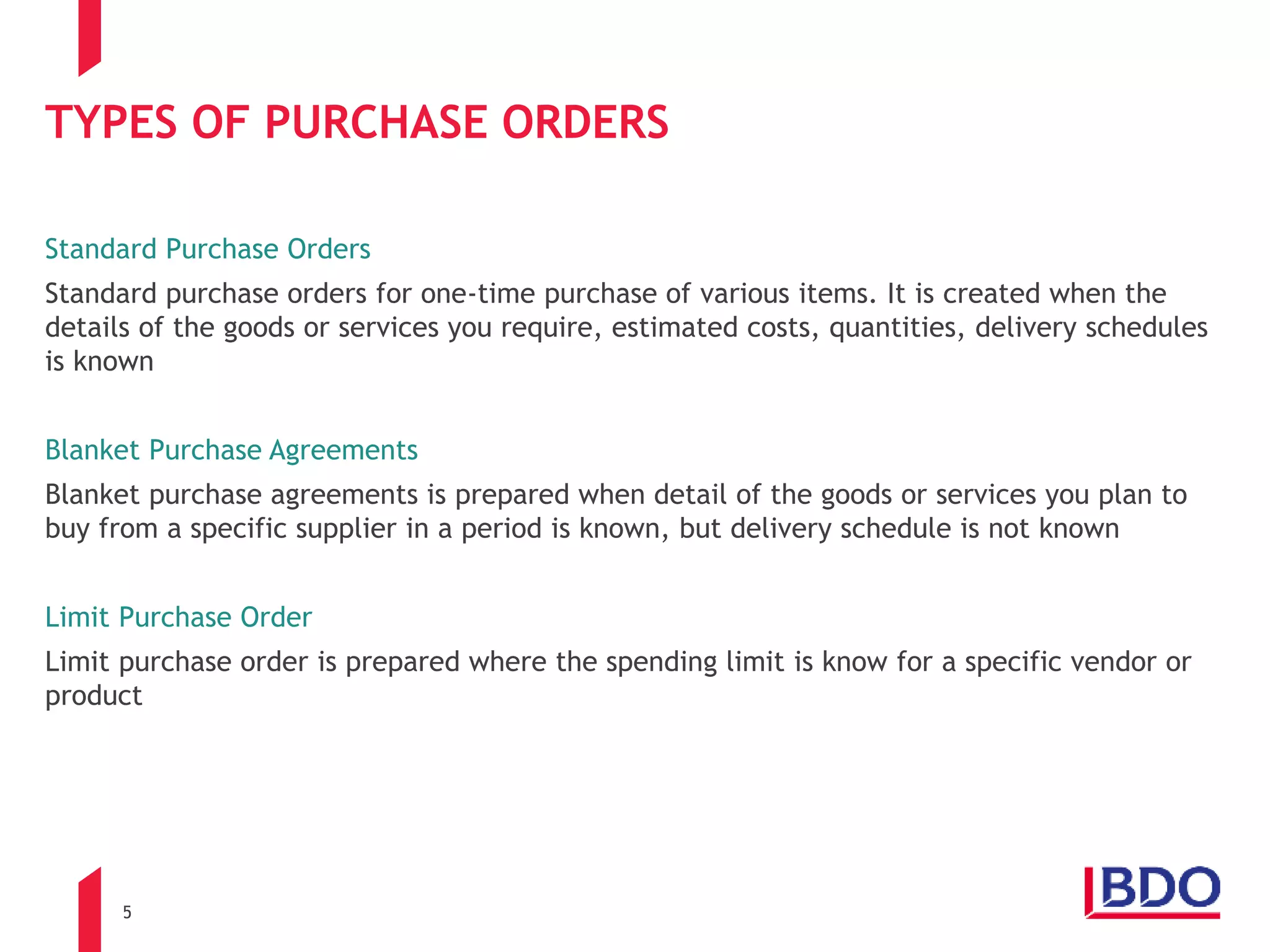Purchase order | PPTX