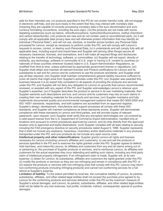 Purchase Order Boilerplate/Standard Terms Examples | DOCX