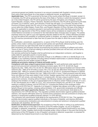Purchase Order Boilerplate/Standard Terms Examples | DOCX