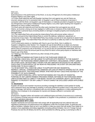 Purchase Order Boilerplate/Standard Terms Examples | DOCX