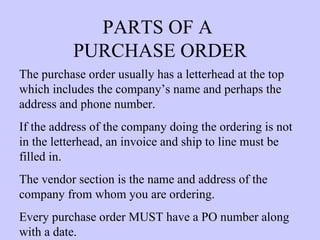 Purchase order & invoices | PPT