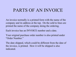 Purchase order & invoices | PPT