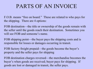 Purchase order & invoices | PPT