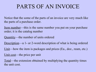 Purchase order & invoices | PPT
