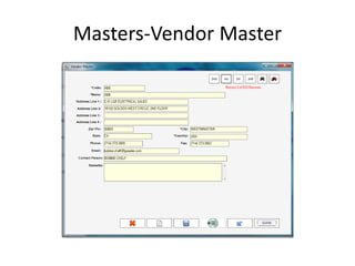 Purchase plus po module screenshots | PDF