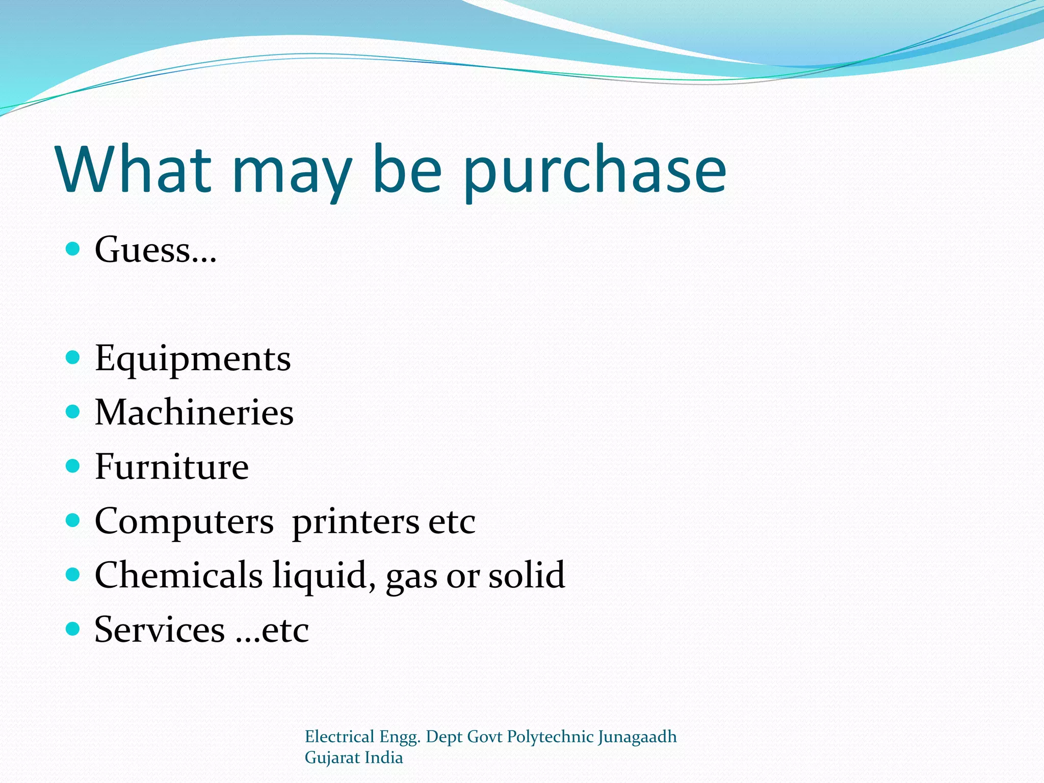 Purchase procedure | PPTX
