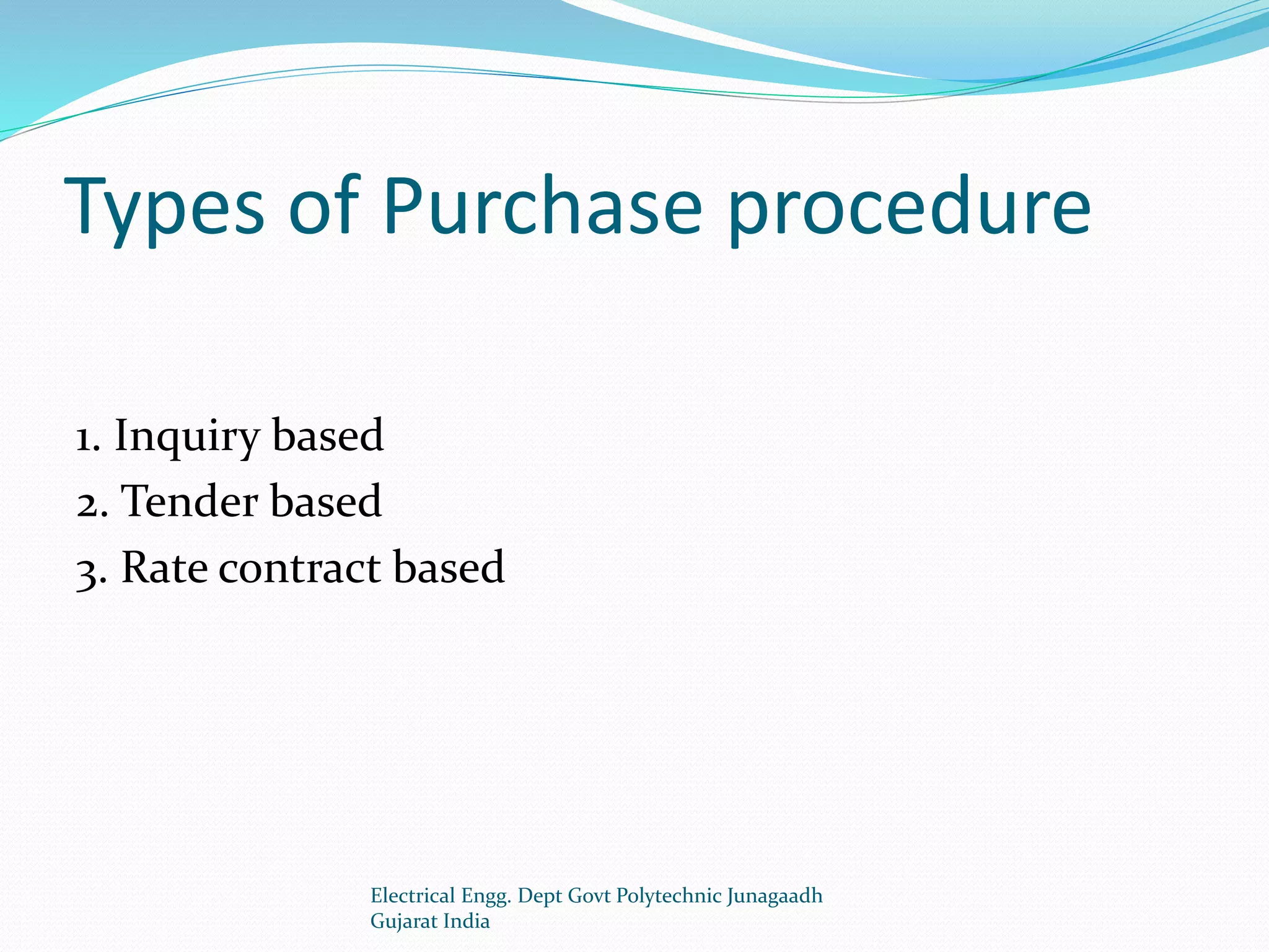 Purchase procedure | PPTX