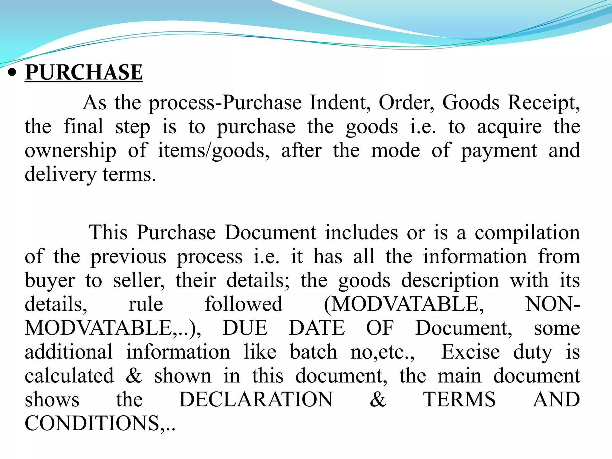 Purchase & production process | PPTX